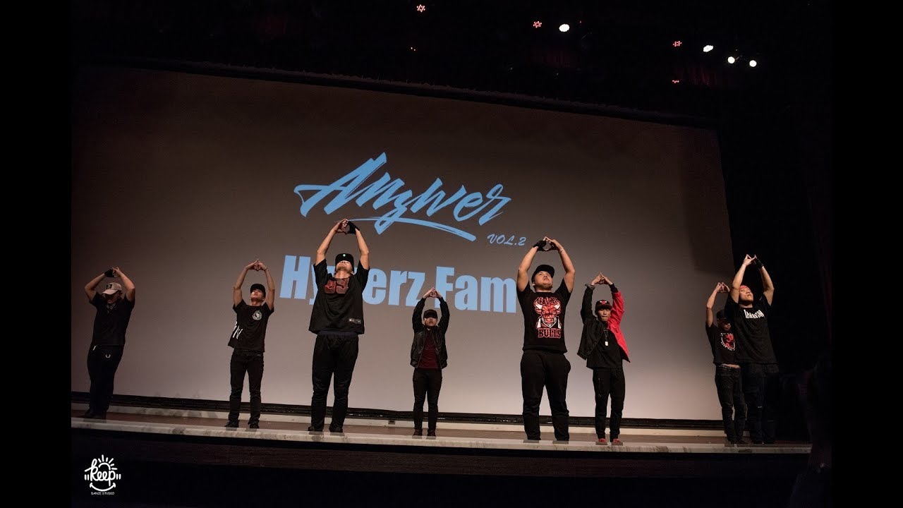 KEEP Dance Studio 第二屆年度成果展 - "Answer Vol.2" - Hyperz Fam - YouTube