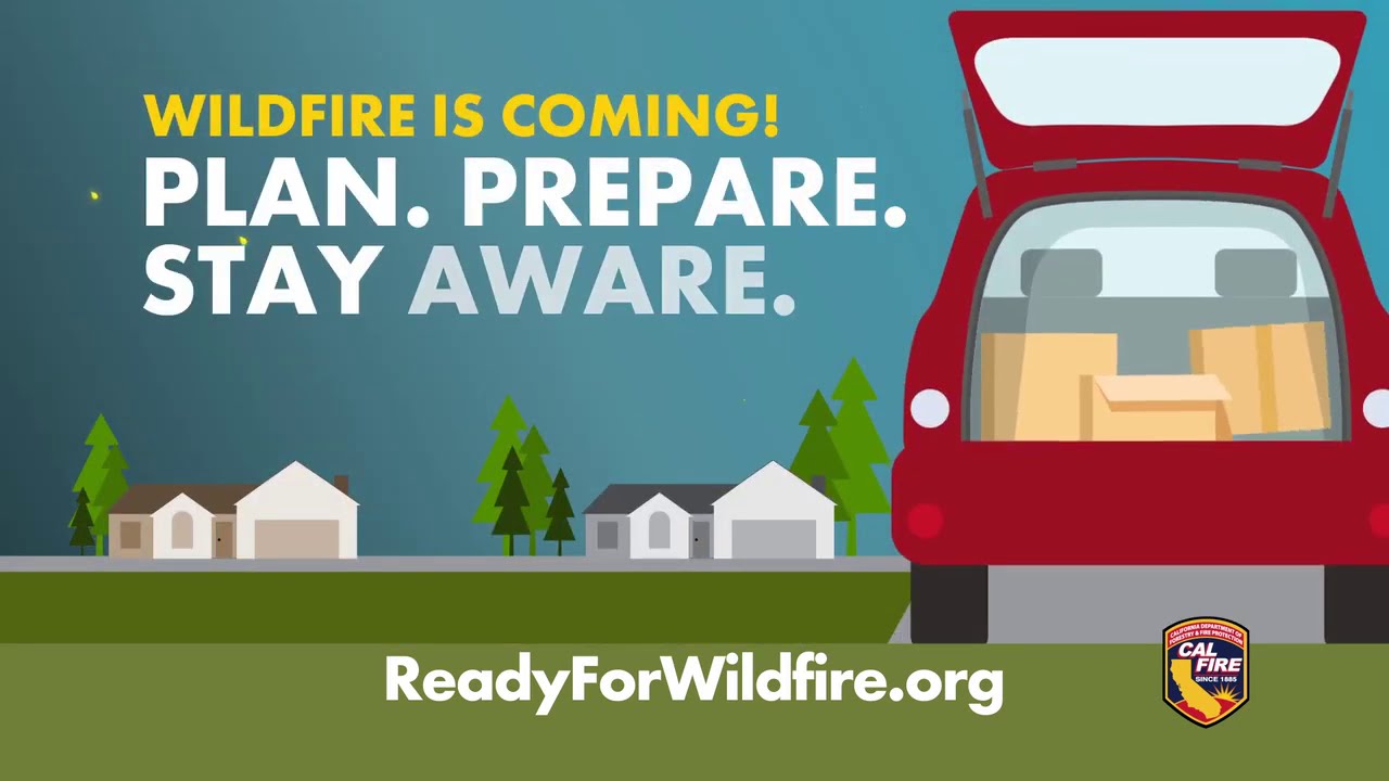 CAL FIRE Ready Set Go 30sec - YouTube