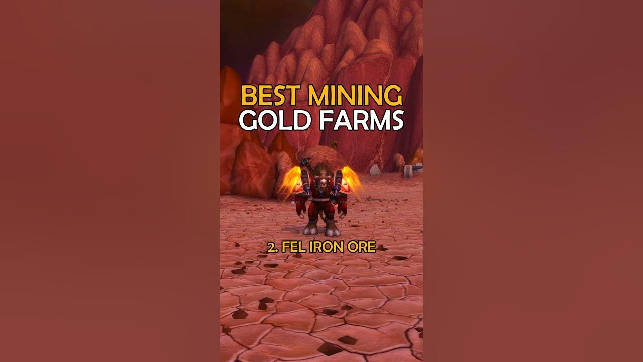 BEST MINING GOLD FARMS IN WOW - YouTube
