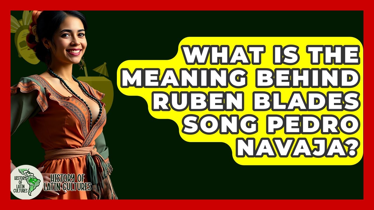 What Is The Meaning Behind Ruben Blades Song Pedro Navaja? - History Of ...