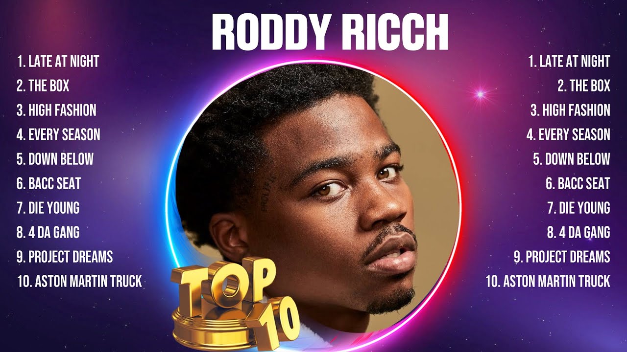 Roddy Ricch Top Of The Music Hits 2024 - Most Popular Hits Playlist ...