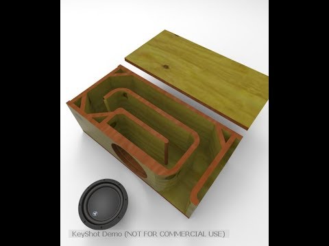 How to Design Transmission Line Subwoofer Enclosure - YouTube