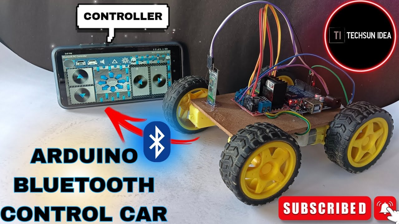 How to Make a Bluetooth RC Car | Smartphone Controlled Car | Bluetooth ...