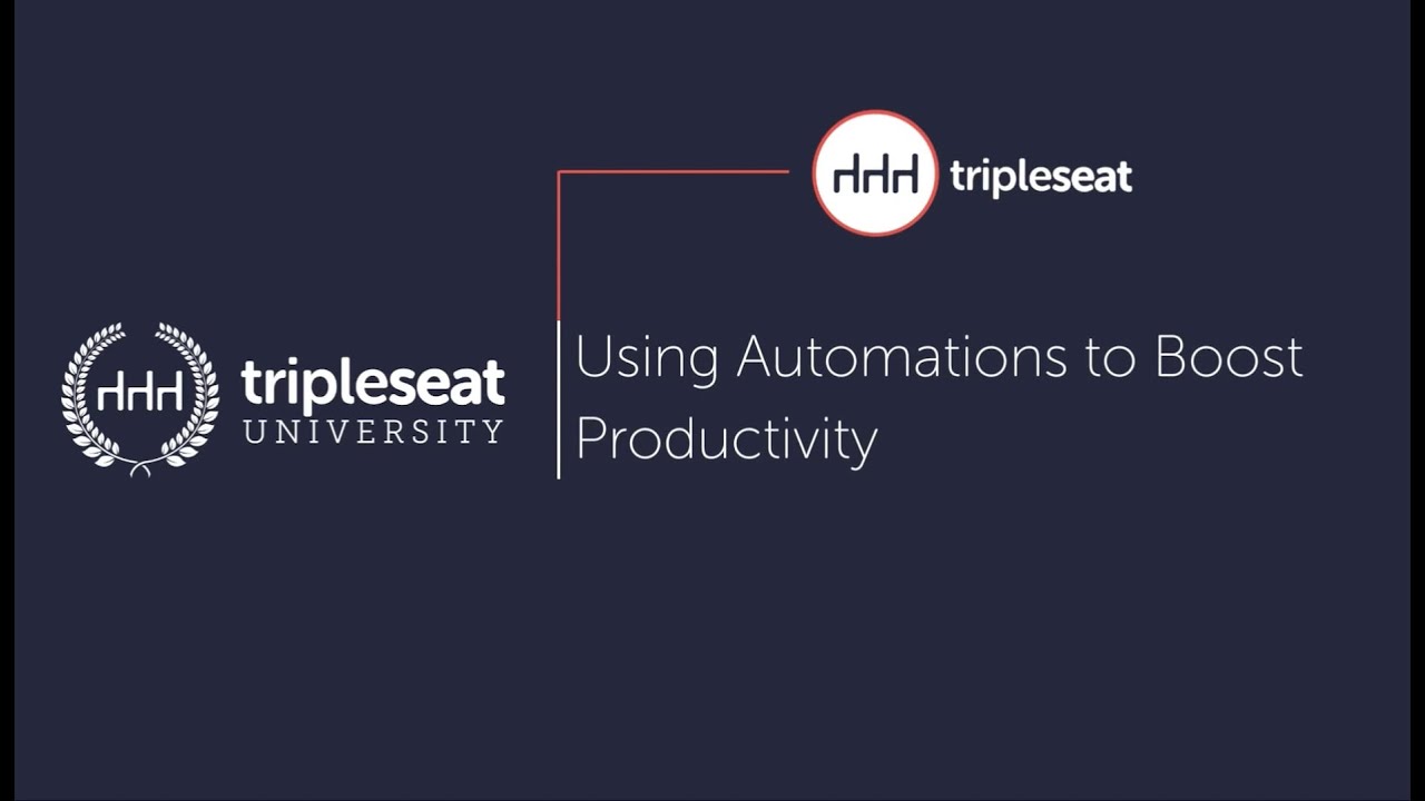 Using Automations to Boost Productivity (Level 3) - TSU - YouTube