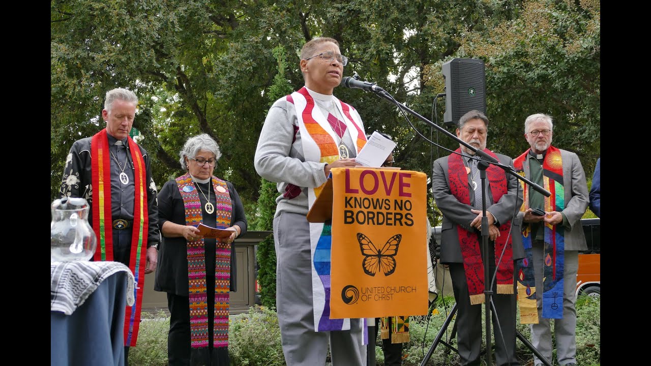 "Love Knows No Borders" UCC Conference Minister Witness in Washington D ...