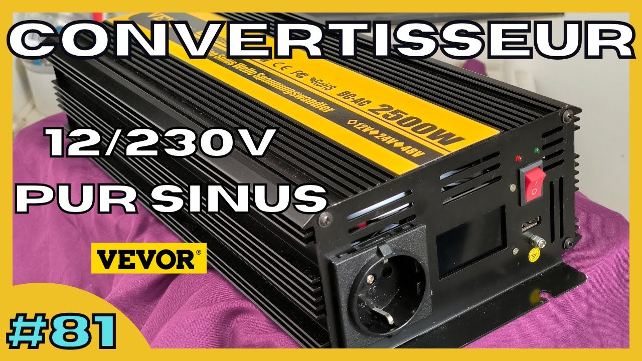 CONVERTISSEUR PUR SINUS 12/230V - YouTube