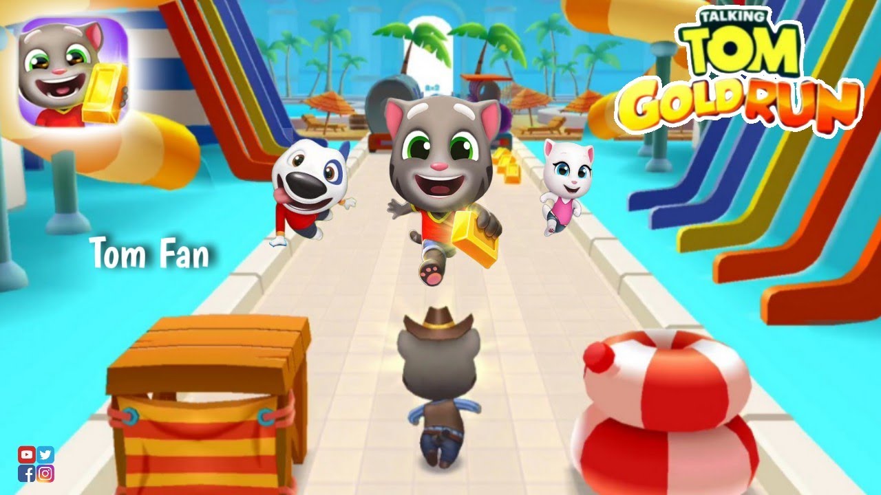 Tom Gold Run 🌴 New Talking Tom Gold Run Gameplay - YouTube