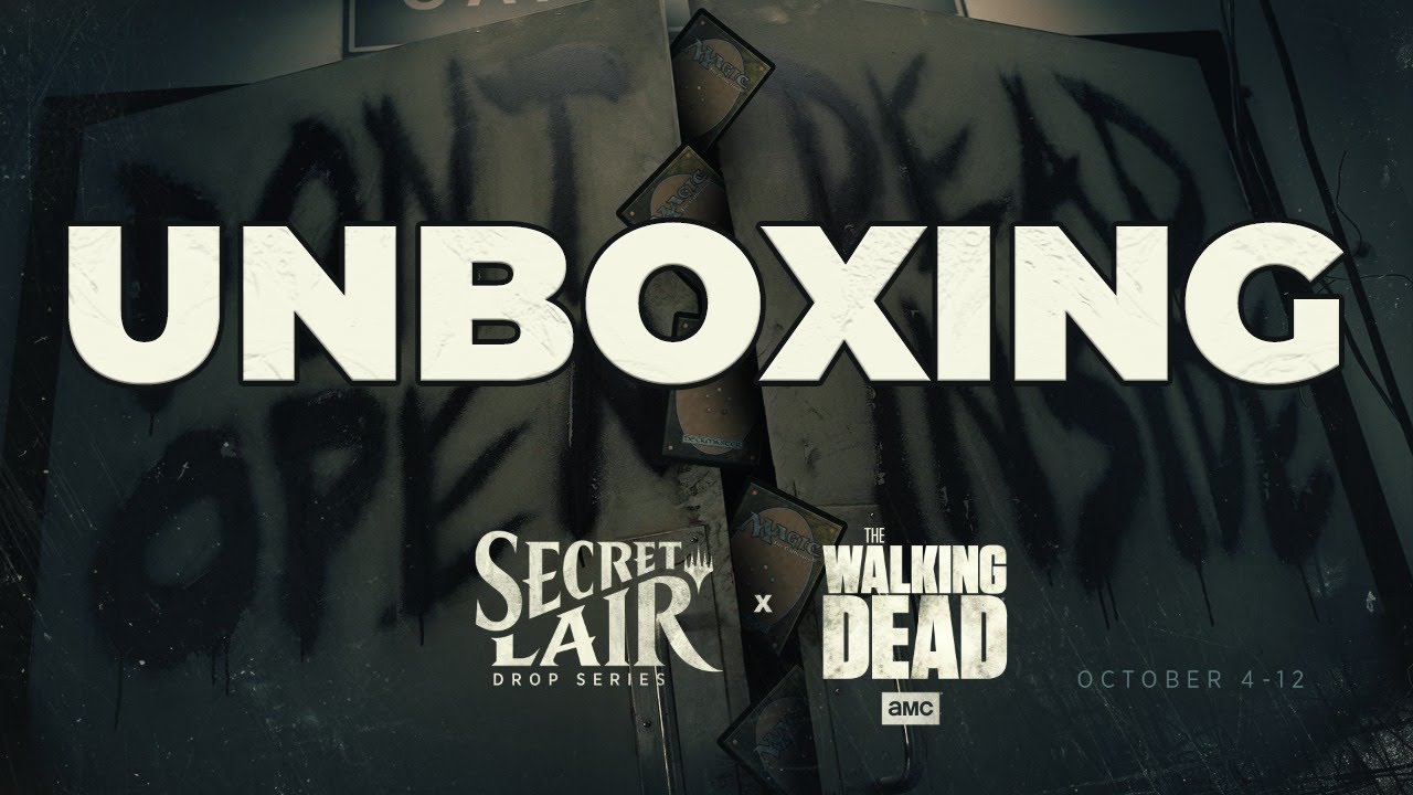 The Walking Dead Secret Lair Unboxing! Magic The Gathering - YouTube