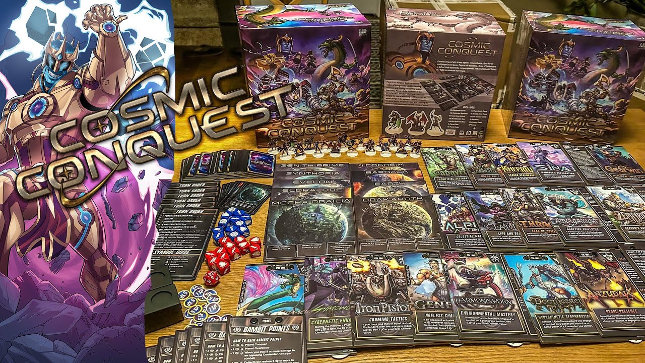 First Look At COSMIC CONQUEST! The Alpha Clash Board Game is HERE ...