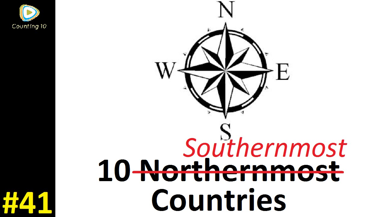 Top 10 Southernmost Countries - YouTube