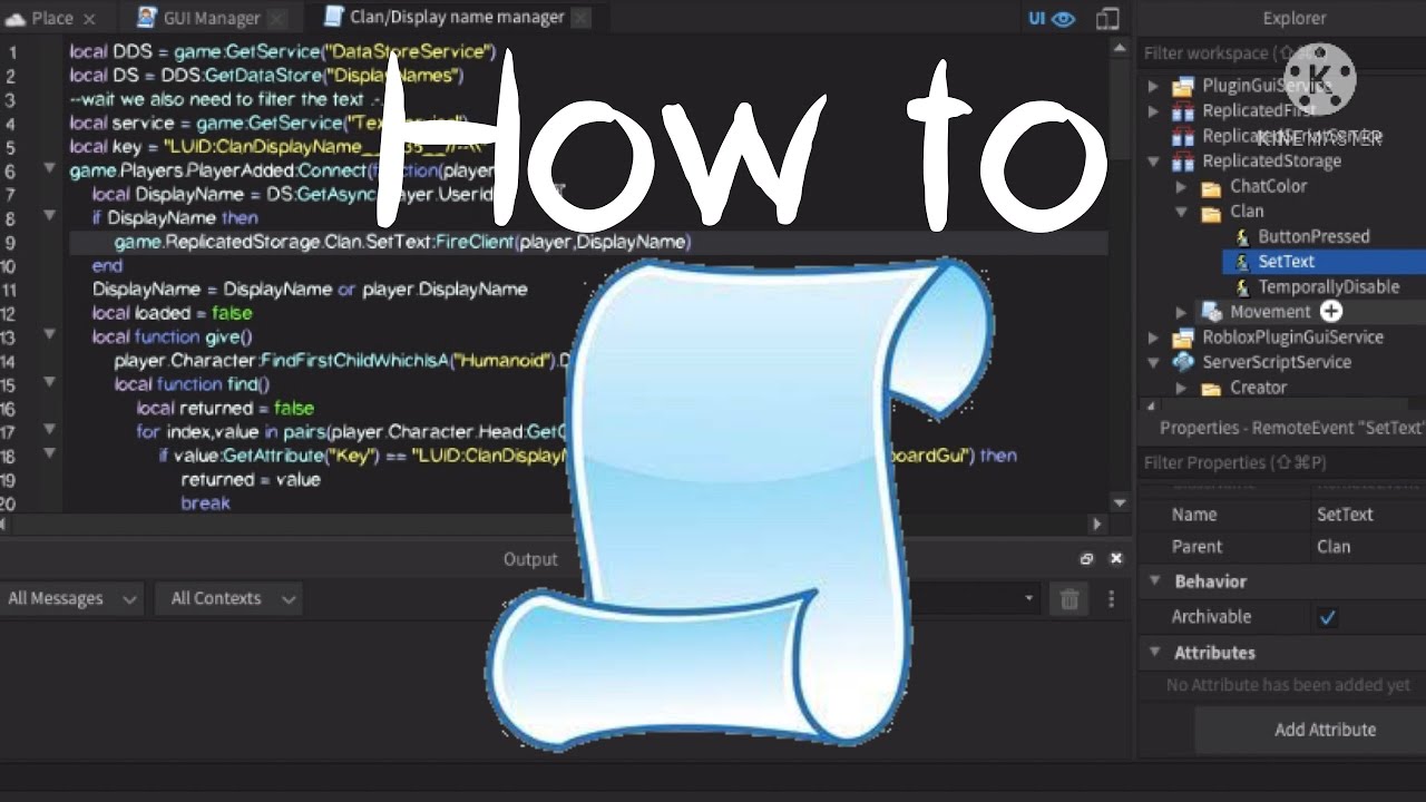 Roblox studio: Random clan chooser with display name GUI - YouTube