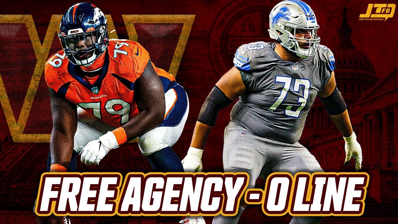 Washington Commanders O LINE Free Agent Targets! - YouTube