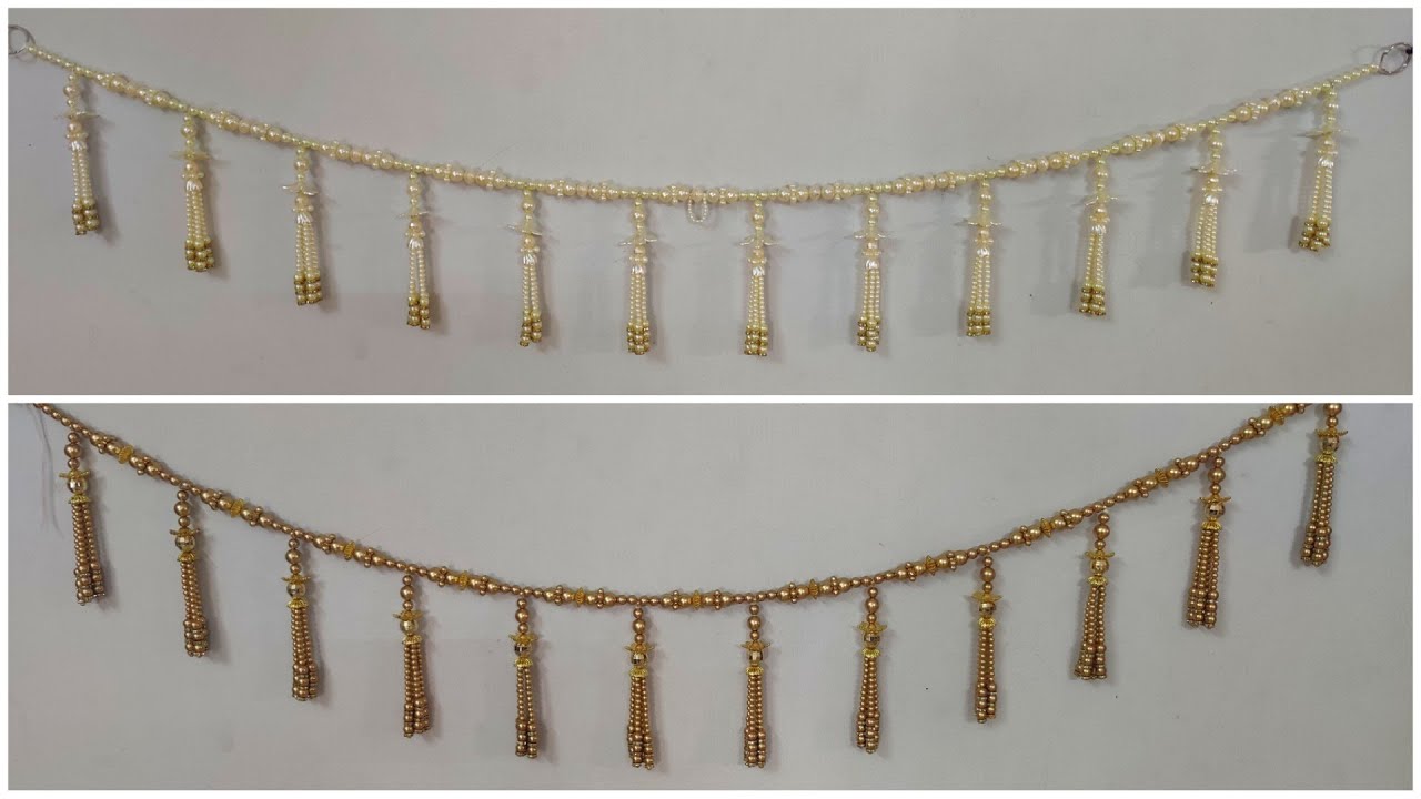 Toran design | Easy toran making ideas | Diwali toran making at home ...