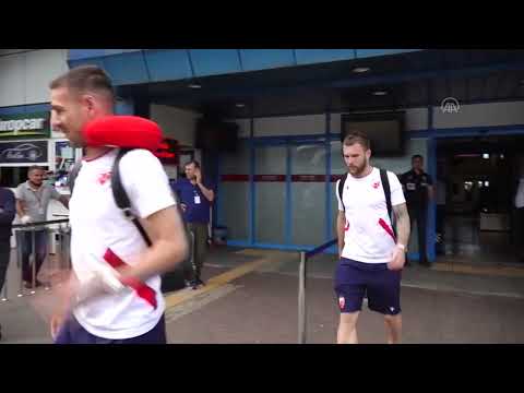 Trabzonspor'un rakibi Kızılyıldız, Trabzon'a geldi