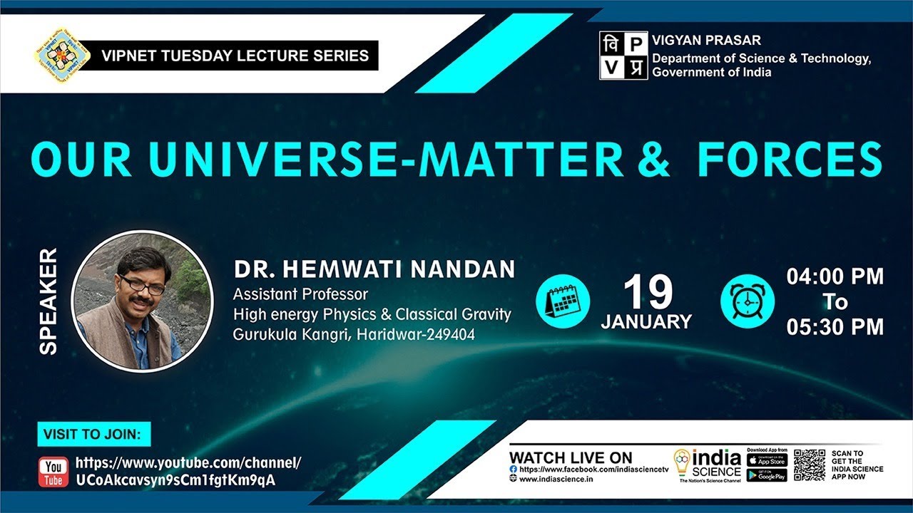 Tuesday Lecture Series by Vigyan Prasar (Talk 30) - YouTube