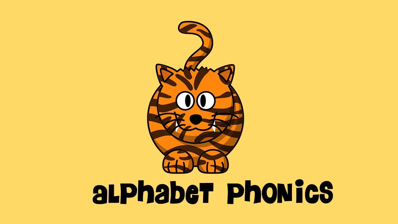 Tiger and dinosaur learning alphabet phonics children puppets show ...