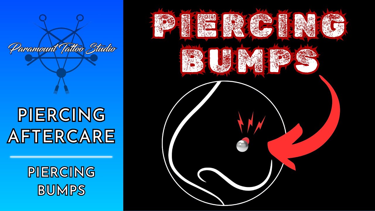 Piercing Aftercare | 🔴 Granulation Tissue (Piercing Bumps) 🔴 - YouTube