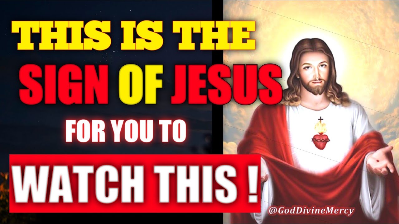 🛑 God Say's Today 🙏| This Is The Sign Of Jesus for You To Watch This ...