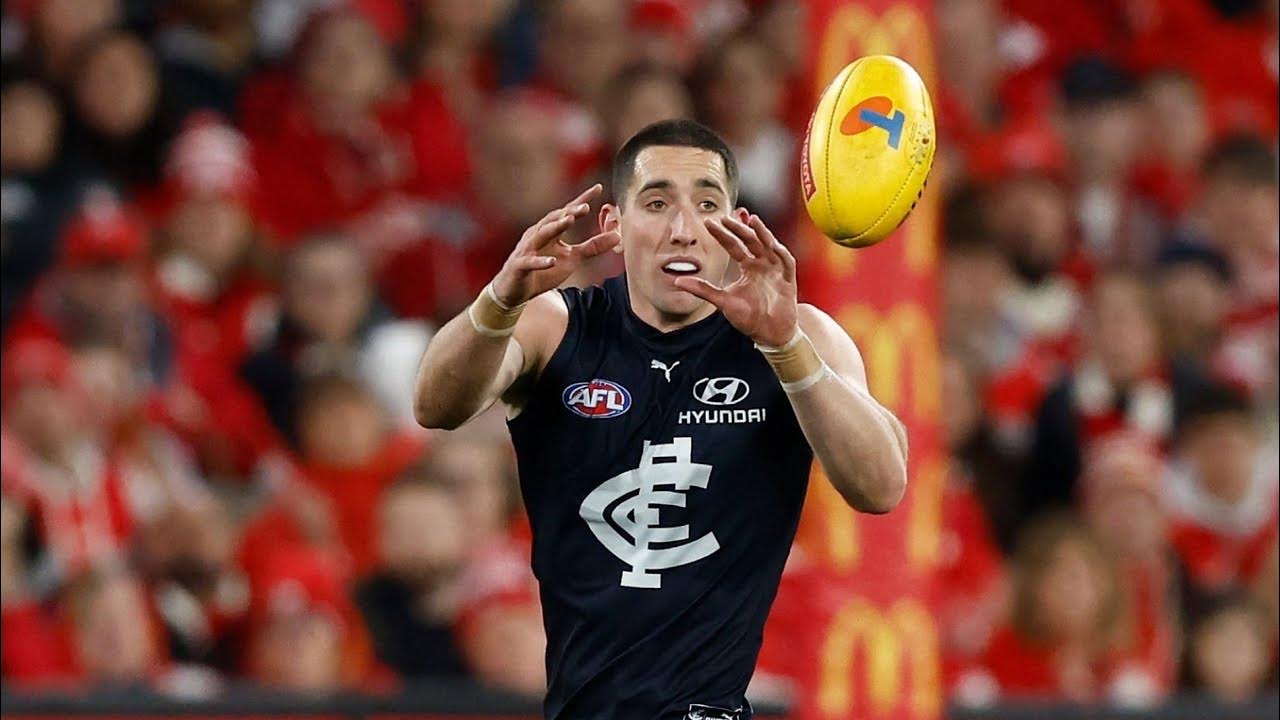 Jacob Weitering - AFL Elimination Final Highlights 2023 - Carlton vs Sydney - YouTube