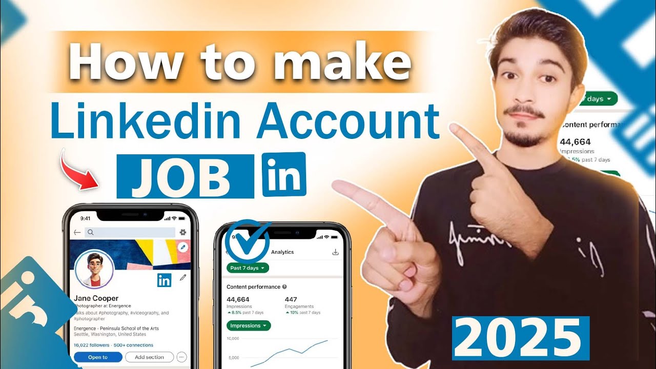 LinkedIn Account Kaise Banaye | How to Create LinkedIn Account 2025 | LinkedIn Complete profile ...