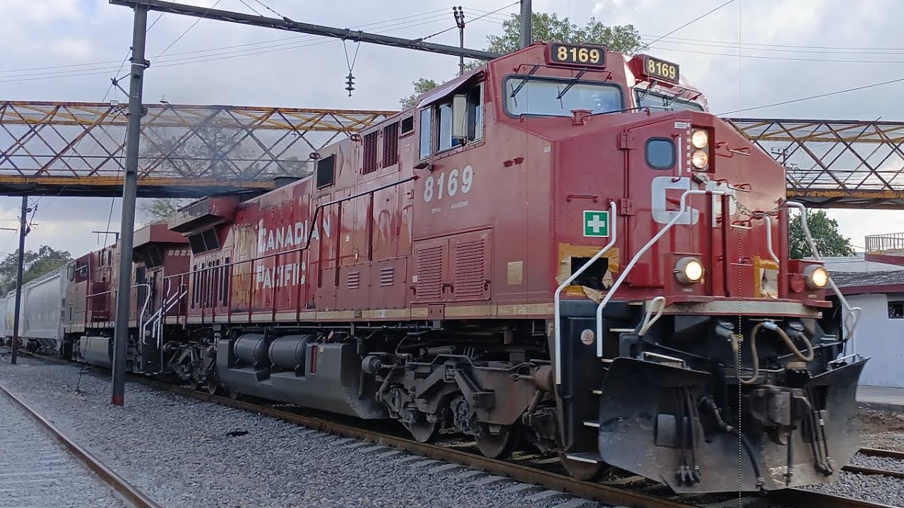 CANADIAN PACIFIC DUO CPKC GRANO AL NORTE ES44AC 8822,AC4400CWM 8169 ...
