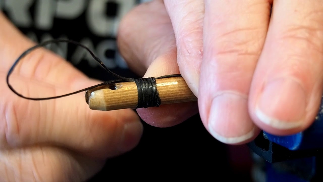 Wrapping self nock arrows for primitive 3D competition - YouTube