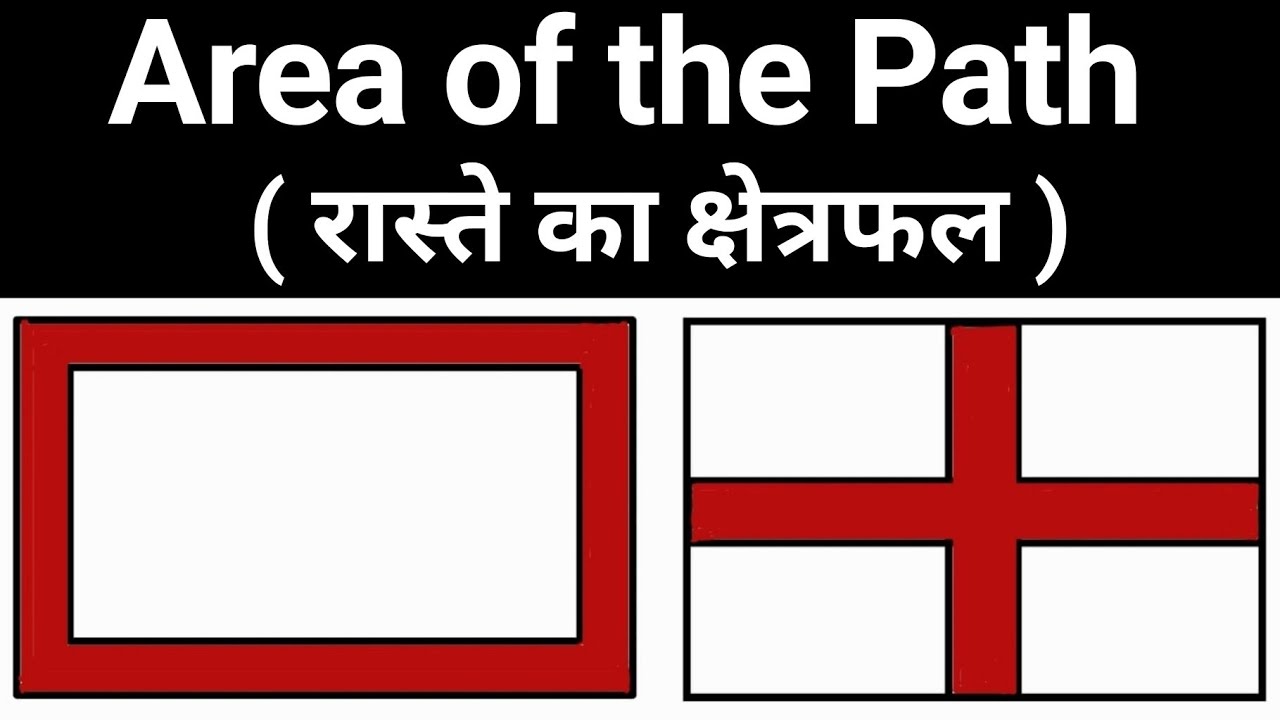 Area of a Path in a Rectangular Park | Raste ka Kshetrafal | Basic ...