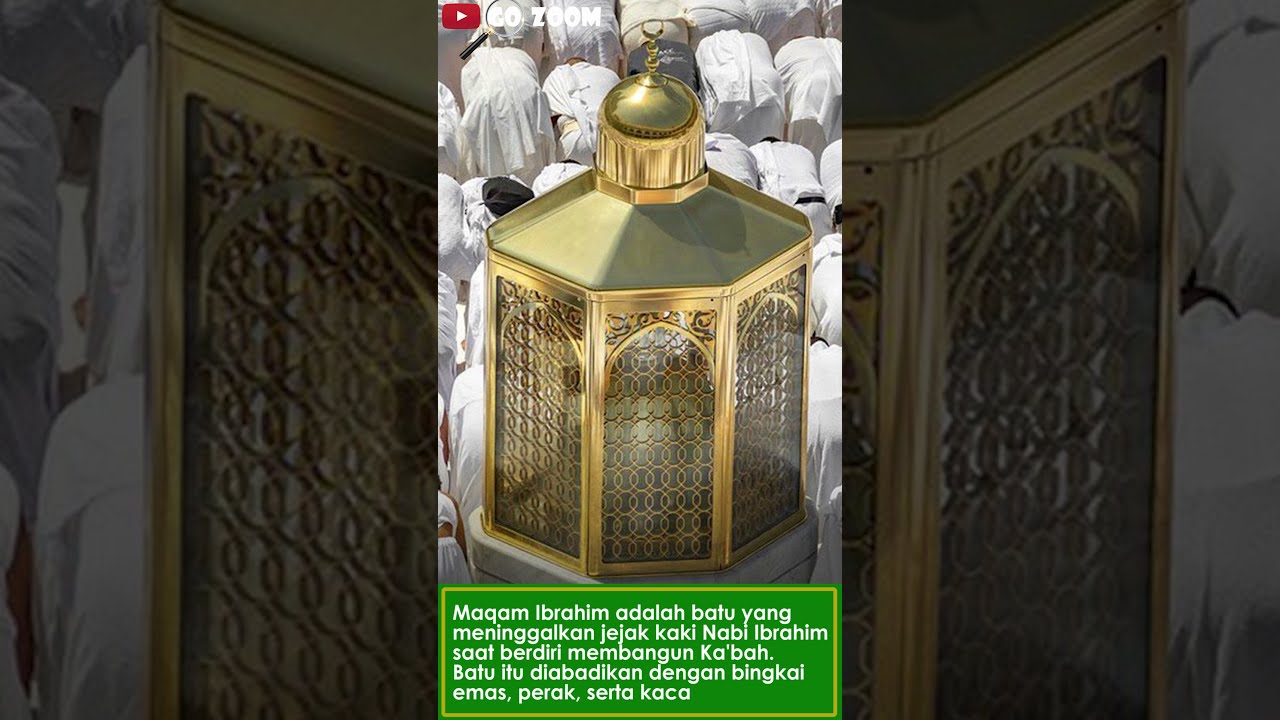 zoom maqam Ibrahim a.s I prophet ibrahim footprints - YouTube