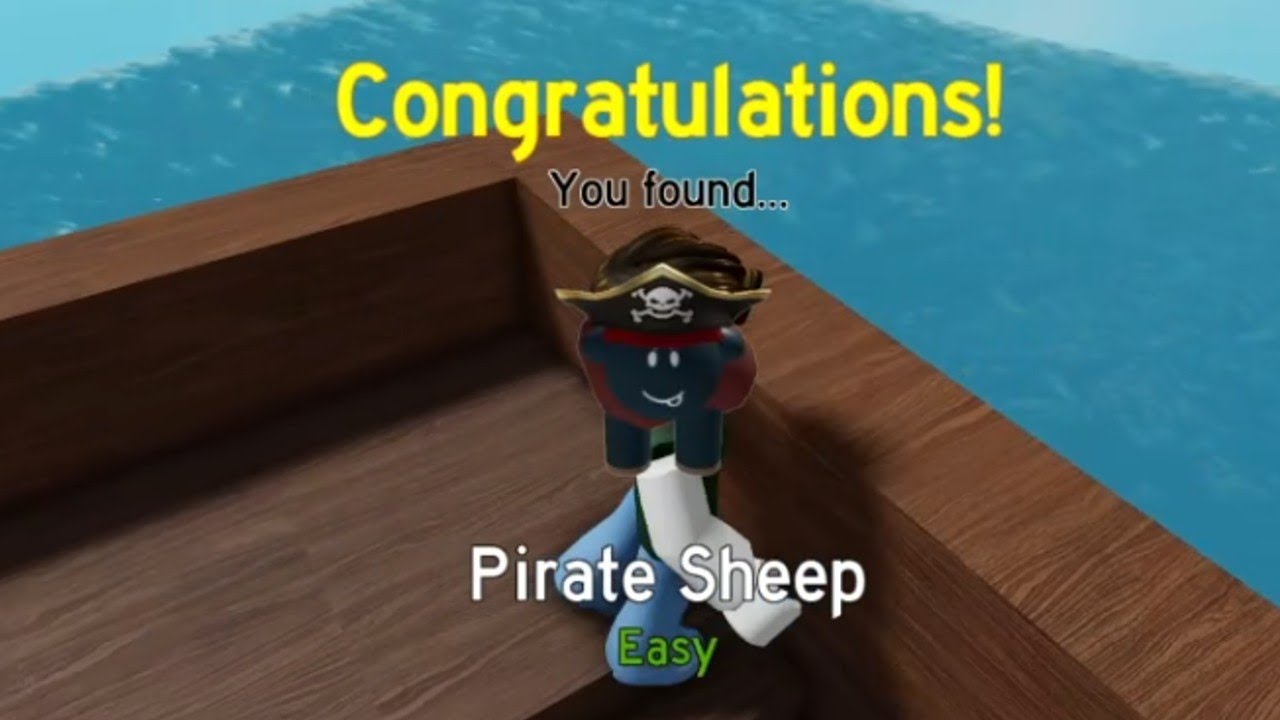Find the Sheep - Where to Find the Pirate Sheep (Roblox) - YouTube