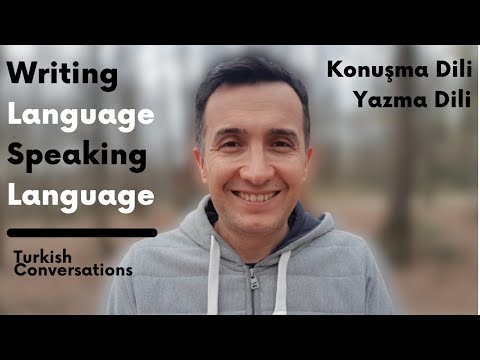 #TurkishConvervations | Writing Language & Speaking Language | Konuşma Dili & Yazma Dili
