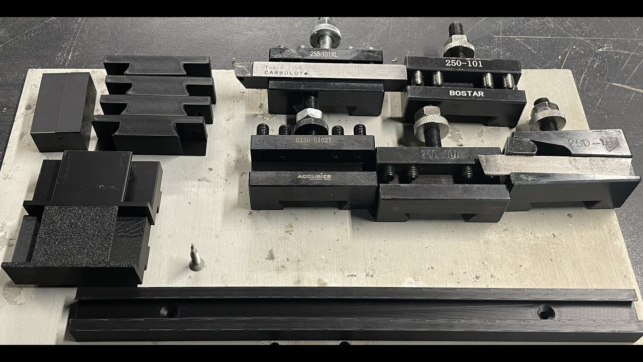 3D Printed AXA tool holder brackets - YouTube
