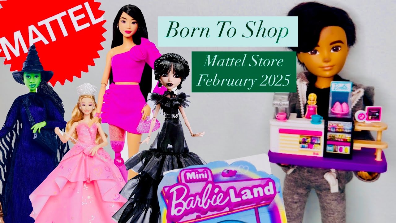 Mattel Store February 2025 | Born To Shop - YouTube