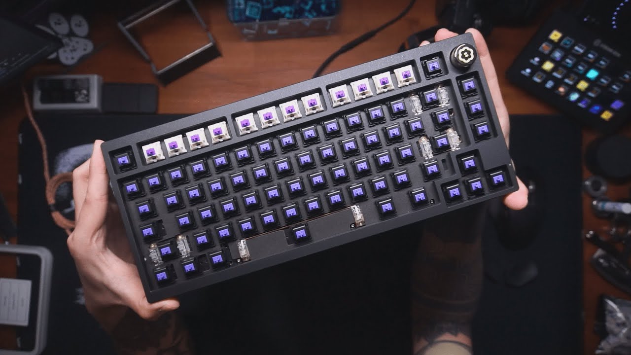 Build #139 - QK75 w/ Vertex V1 - YouTube