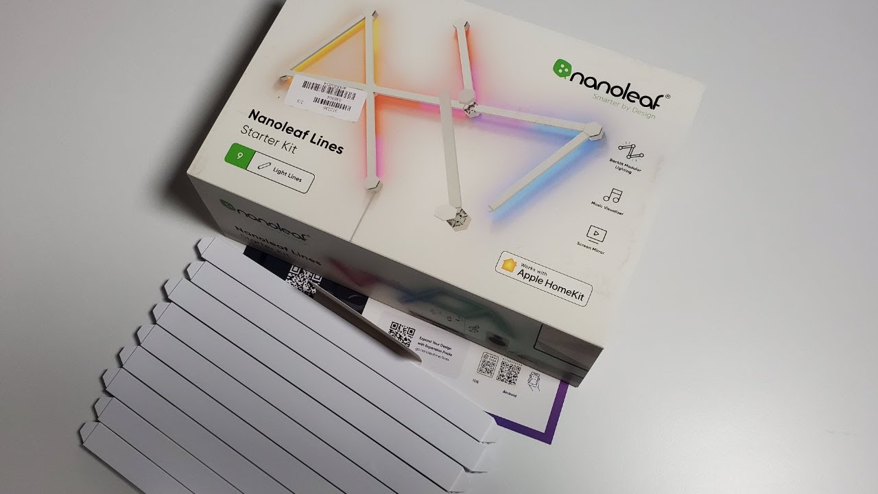 Nanoleaf Lines Unboxing And Test - YouTube