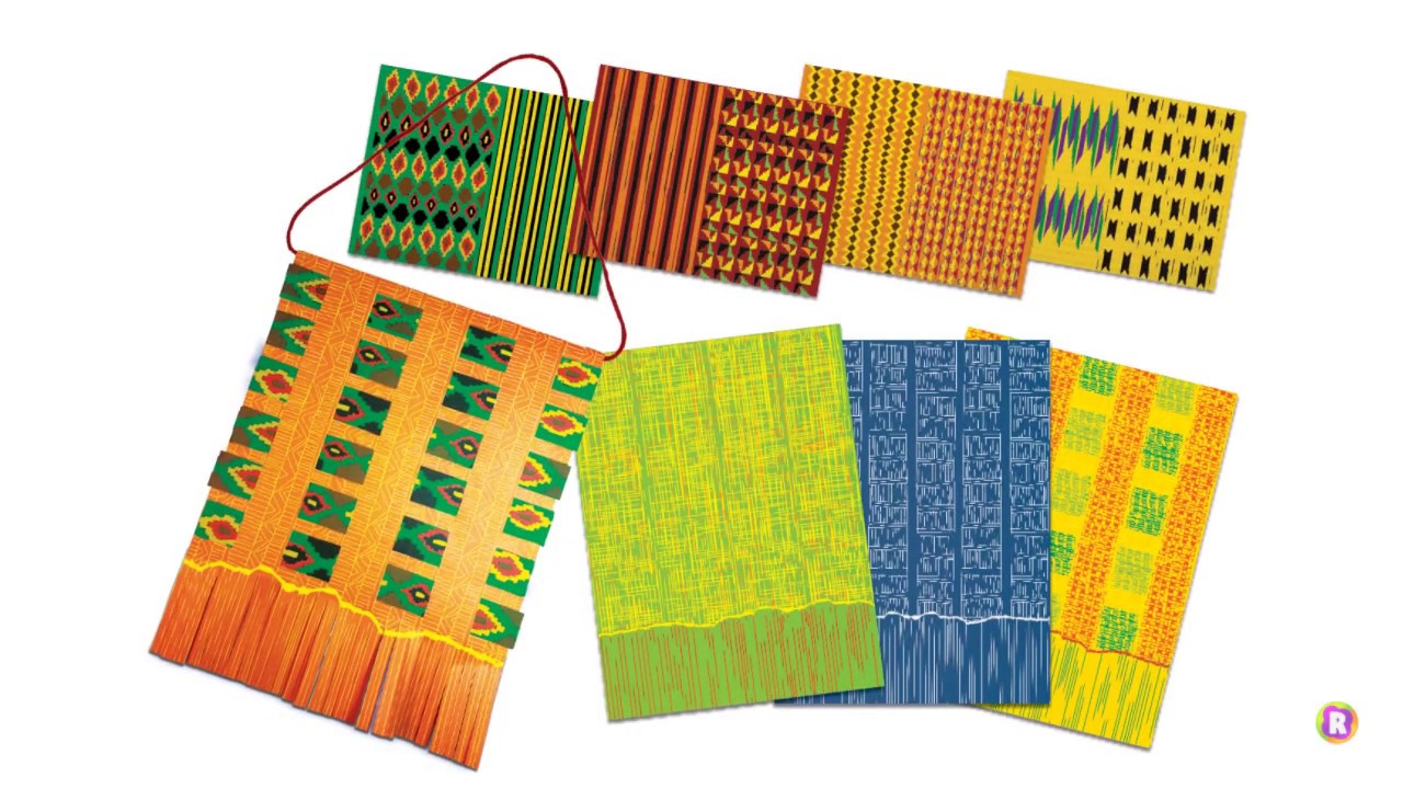 Kente Weaving Mats - YouTube