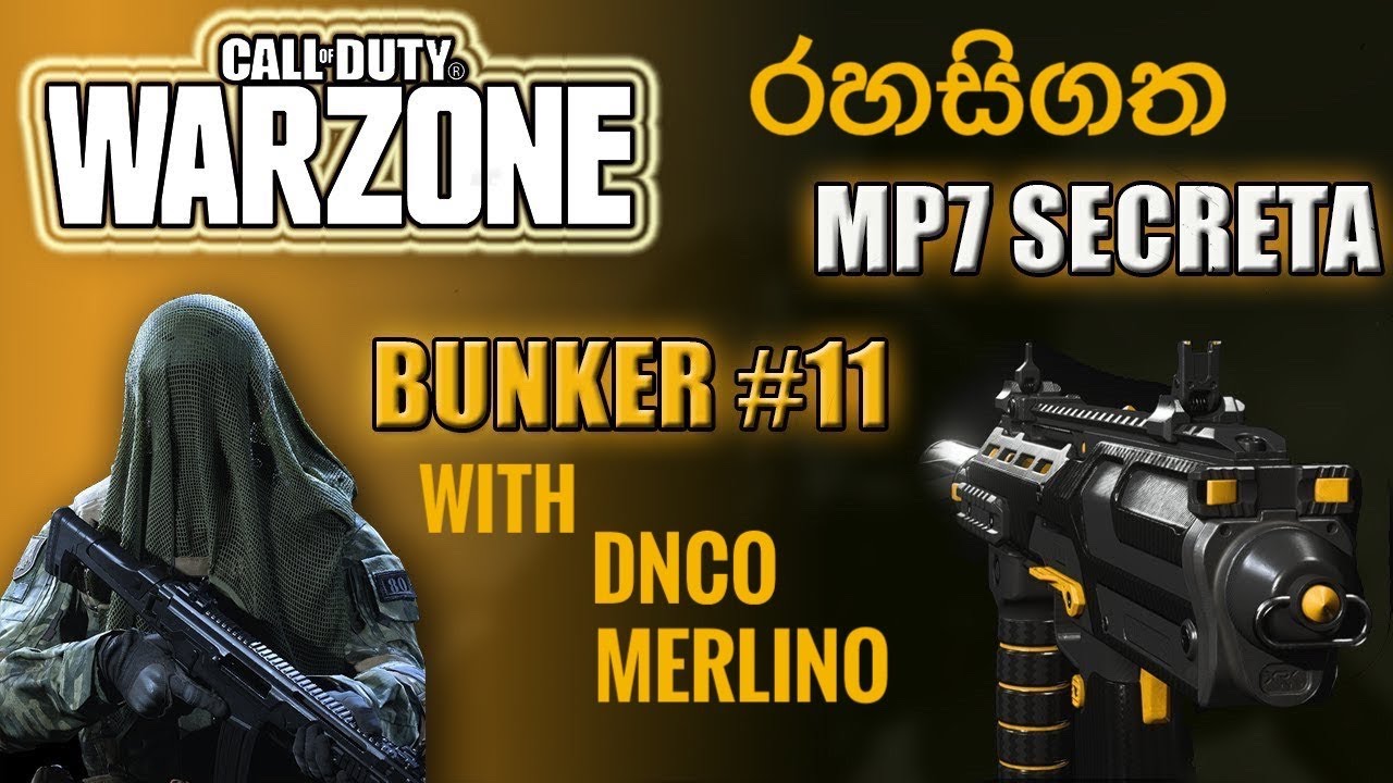 The Secret Bunkers In Warzone (Bunker 11) MP7 GUN UNLOCK රහසිගත බන්කරය ...