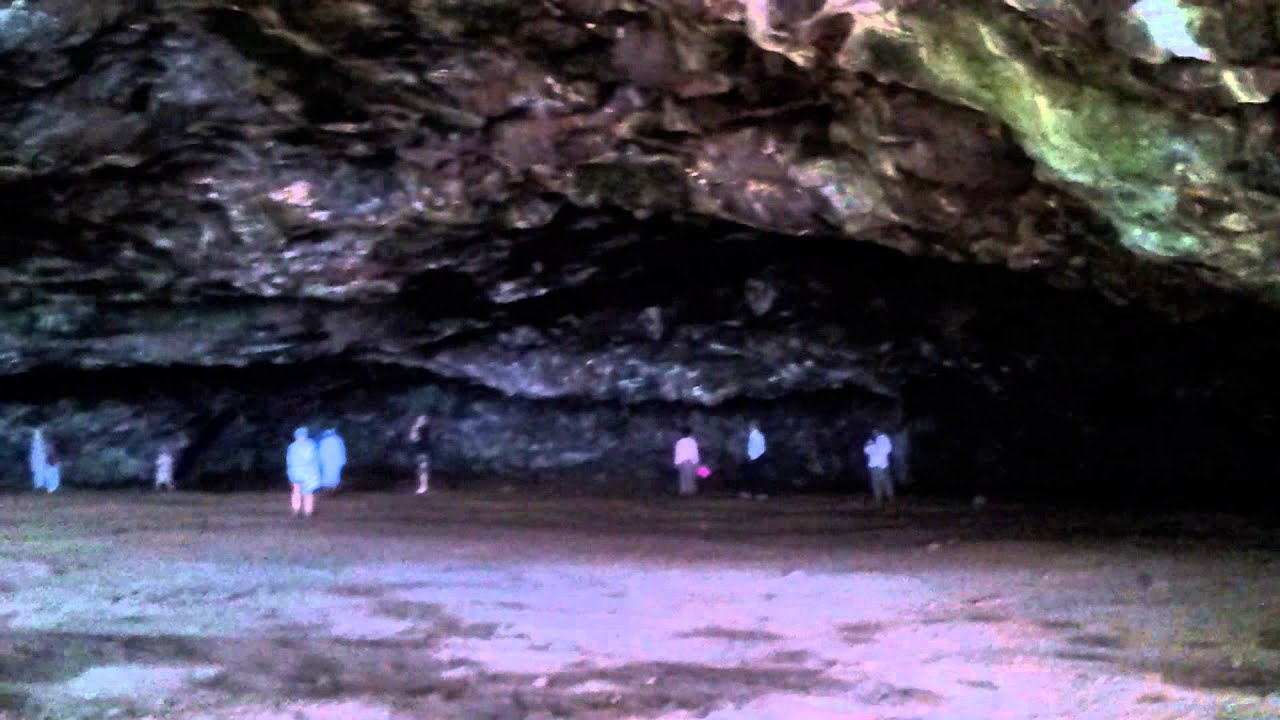 inside the dry cave at Hanalei bay, kauai - YouTube