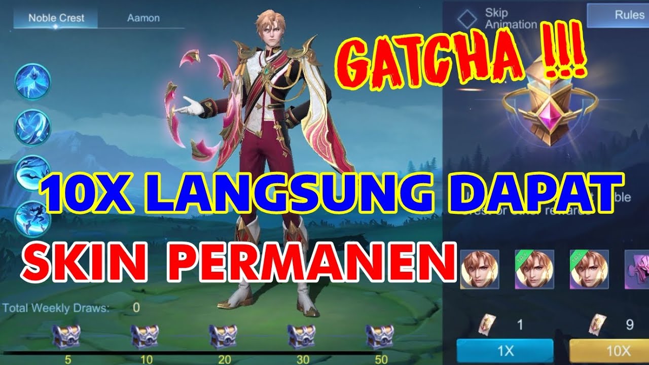 GATCHA 10X ITU NYATA!!! NEW ARRIVAL TOKEN // Mobile Legends - YouTube