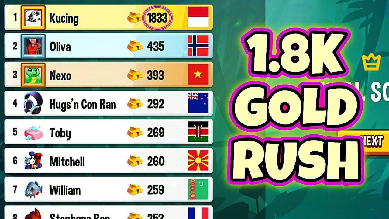 GOLD RUSH 1.8K🔥 SNAKE RIVALS #167 - YouTube