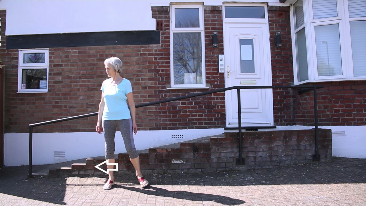 Falls Prevention: Sideways Walking - YouTube