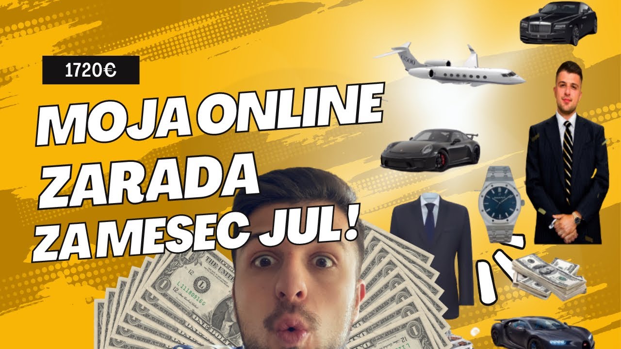 Moja Online Zarada Mesec Jul * idem u Dubai* - YouTube
