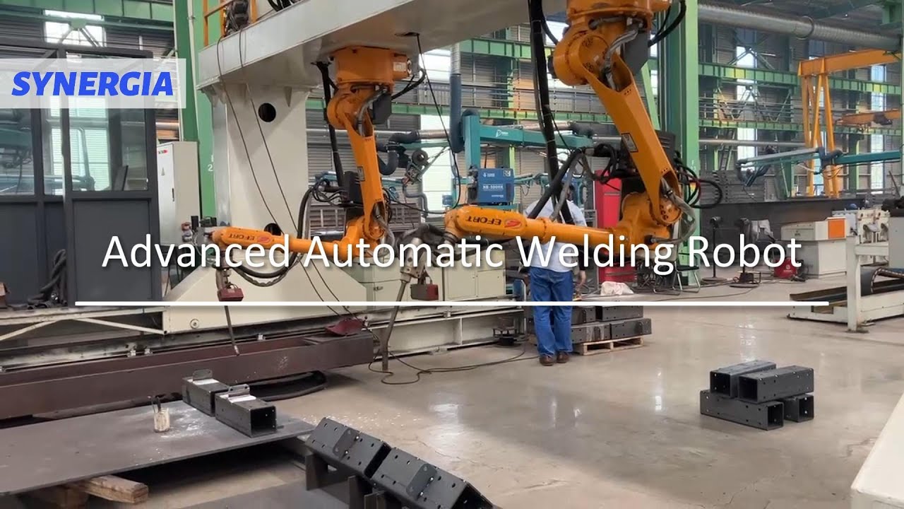 Automatic Welding Robot #structuralsteelfabrication #steelstructure # ...