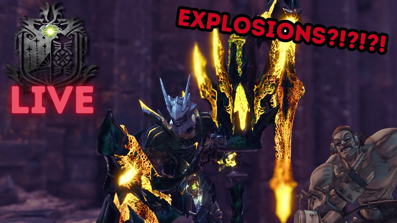 🔴Live - MHWorld 1400% Challenge Day 84 - Explosions?!?!?! - Open Lobby ...