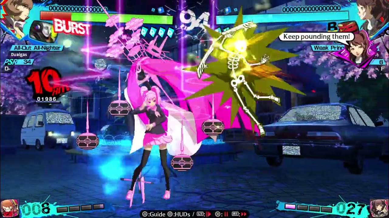 【P4U2 2.0】Lillth (Rise) vs Dualgas (Yukari) - YouTube