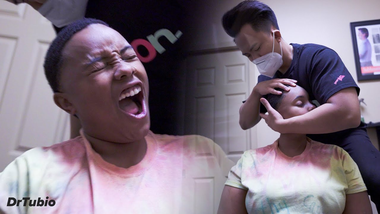 THUNDEROUS 1ST CRACKING ~ RELIEVES *AWFUL* NECK PAIN 😱| ASMR ...