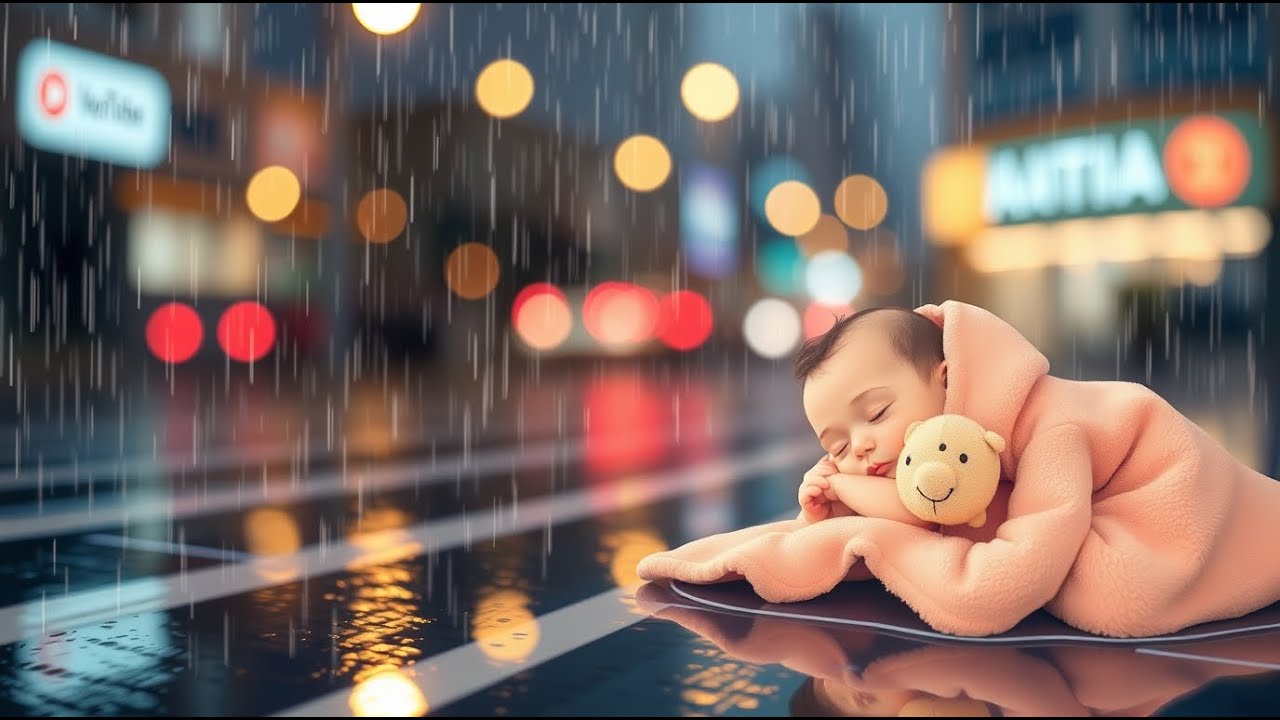 Soft Rain Sounds for Baby Sleep – 1 Hour of Calming Rain for Babies ...