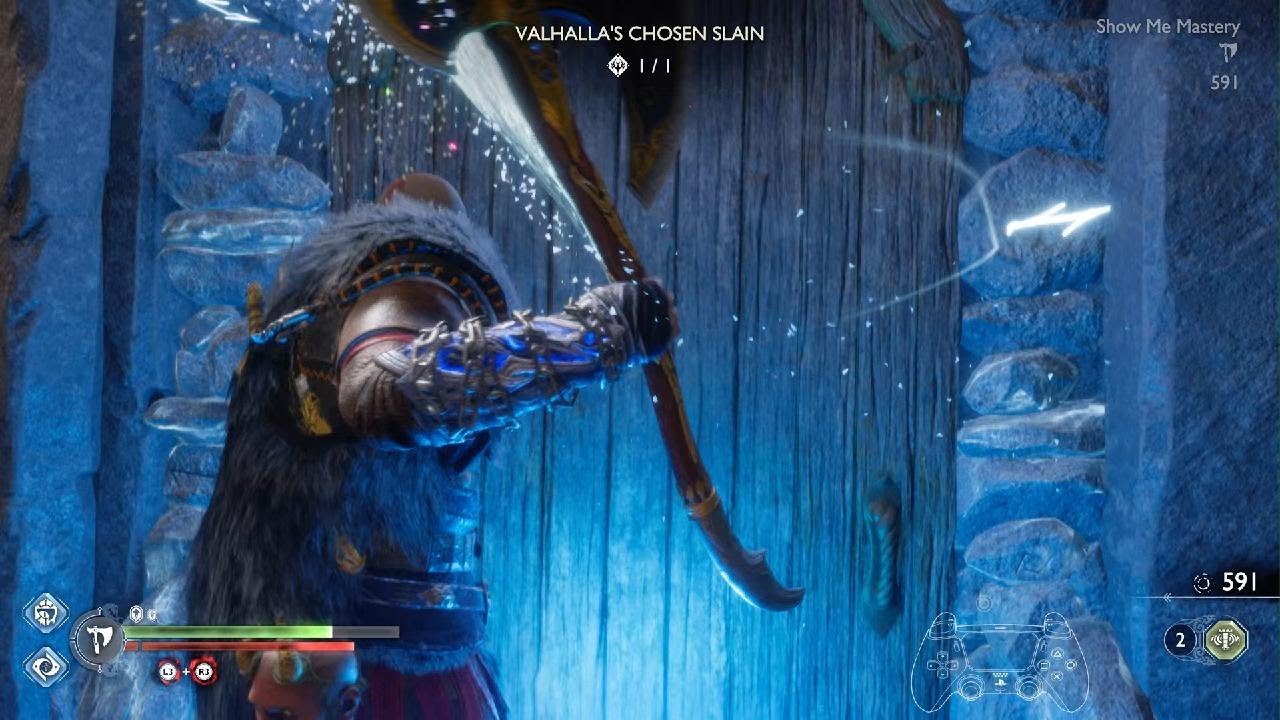 God of War Ragnarök_Valhalla | path of the Axe run - YouTube