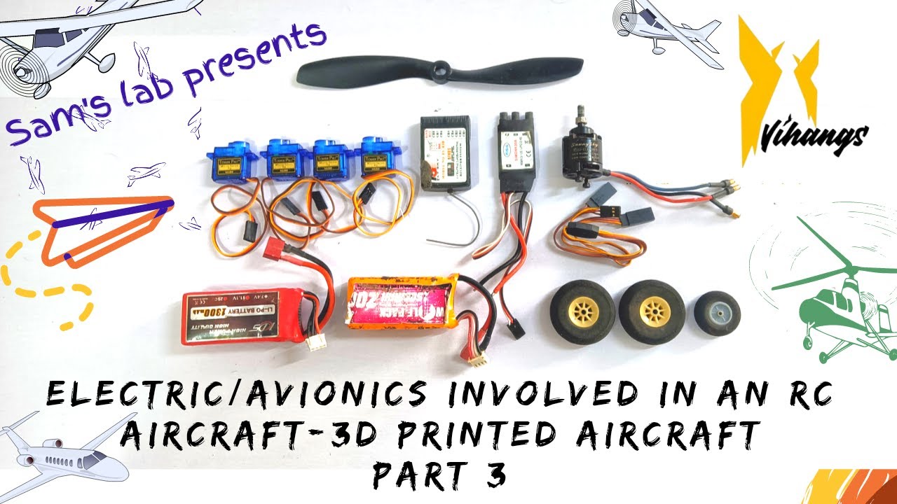 Electrical/avionic collection required in building an RC aircraft UAV ...