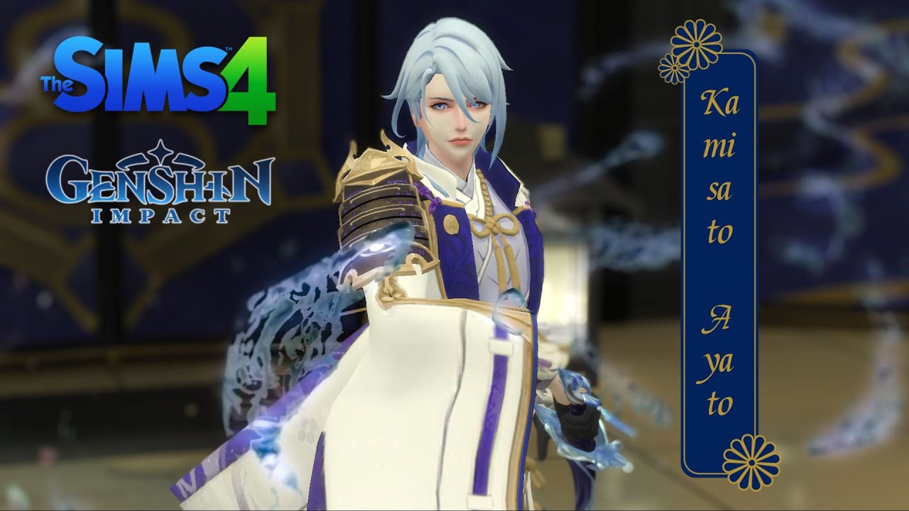 [The Sims 4 x Genshin Impact] [Create A Sim] Kamisato Ayato | Head of ...