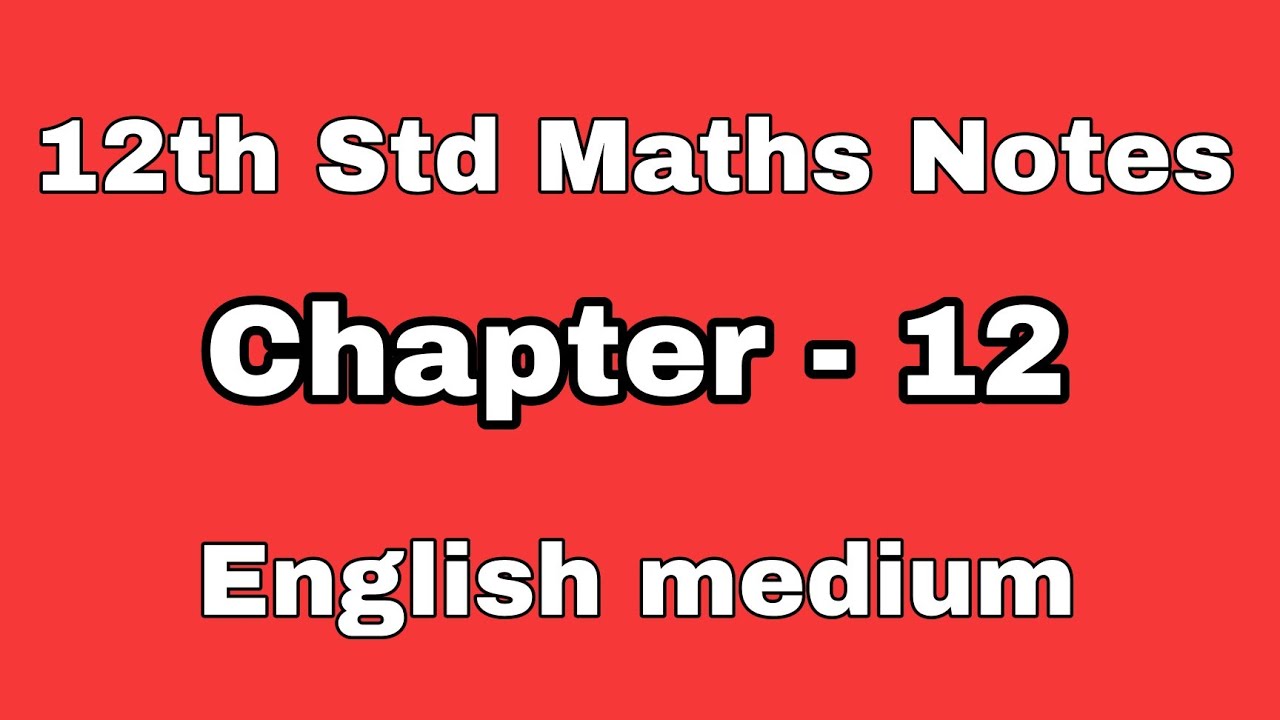12th Std Maths Notes Chapter 12 ( Discrete mathematics) eng medium ...